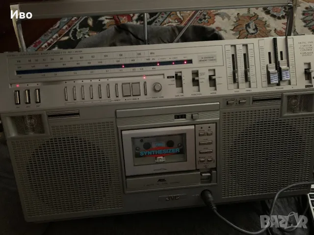 JVC RC M80R радио касетофон буумбокс перфектно запазен в Радиокасетофони, транзистори в гр ...