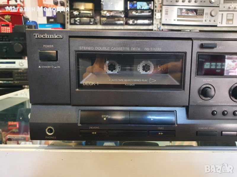 Касетен дек Technics RS-TR232 Black В отлично техническо състояние ...