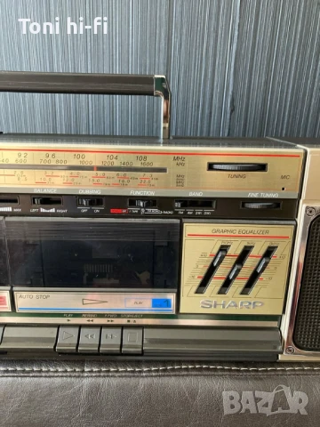 SHARP WF-339 GOLD VINTAGE RETRO BOOMBOX Ghetto Blaster радио касетофон в Радиокасетофони ...