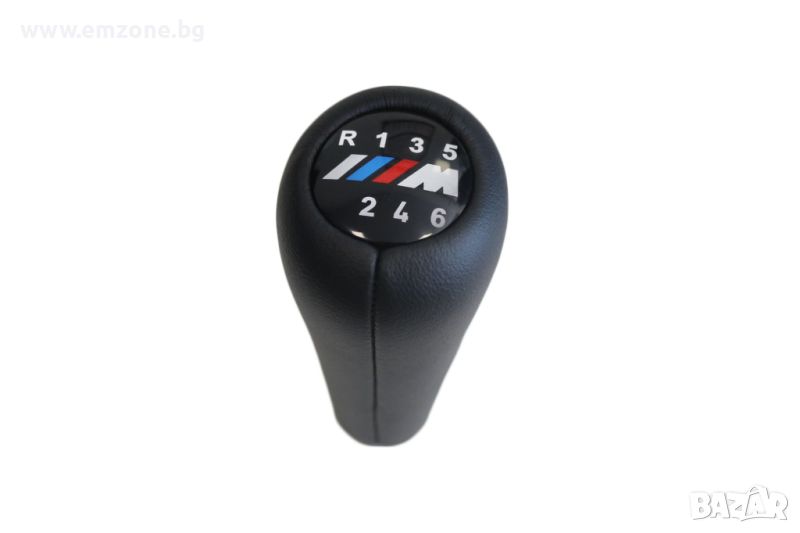 Топка Кожена за Скоростен Лост 8012 M лого за БМВ BMW E36 E38 E39 E46 E60 E90 E91 с 6 скорости в ...