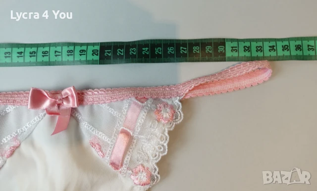 Miriale M/L светли дамски прашки с розов ластик и панделка в Бельо в гр ...