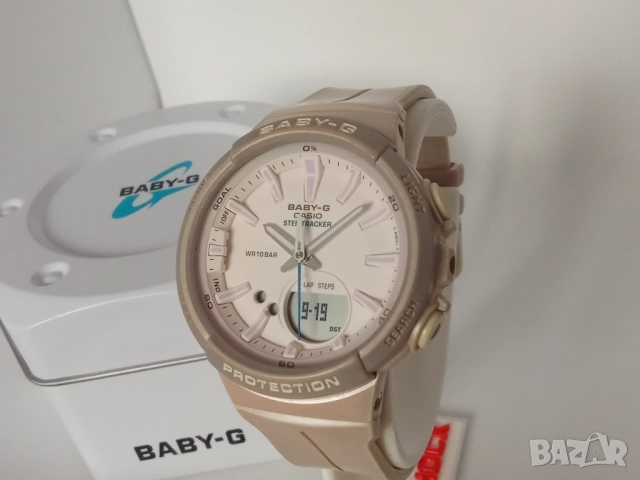 Дамски часовник Casio Baby-G BGS-100SC Step Tracker Крачкомер в Дамски ...
