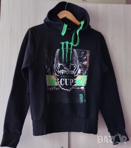 Monster Energy Cup - суичър с качулка Монстер в Детски анцузи и суичери ...