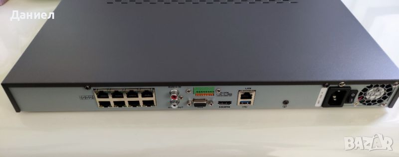 8 портов PoE NVR Hikvision DS-7608NI-E2/8P/A в Комплекти за ...