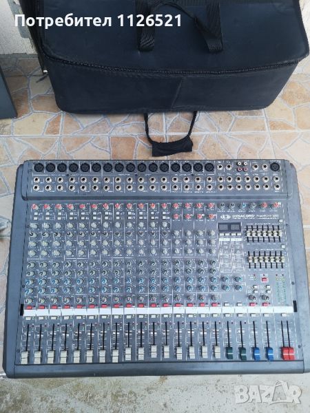 Dynacord Power Mate 1600-2 Pult Mixer Динакорд Пулт 2х700 в Ресийвъри ...