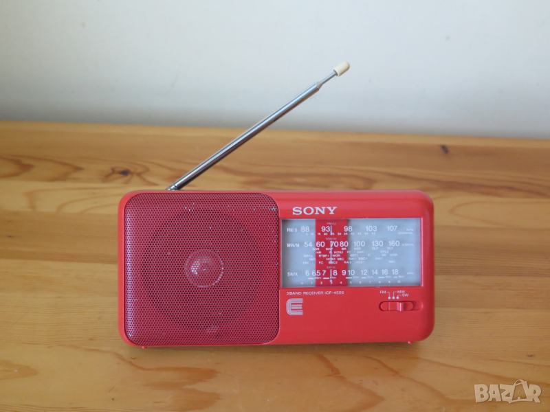 Vintage Sony ICF-450S, 3 Band FM MW/SW-радио в Радиокасетофони ...