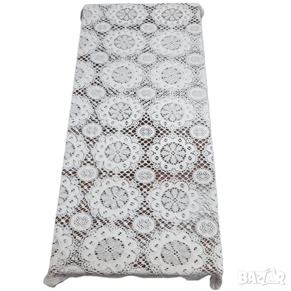 Голяма покривка за маса плетена на една кука 230 140 см 17 4 в Антикварни и старинни предмети